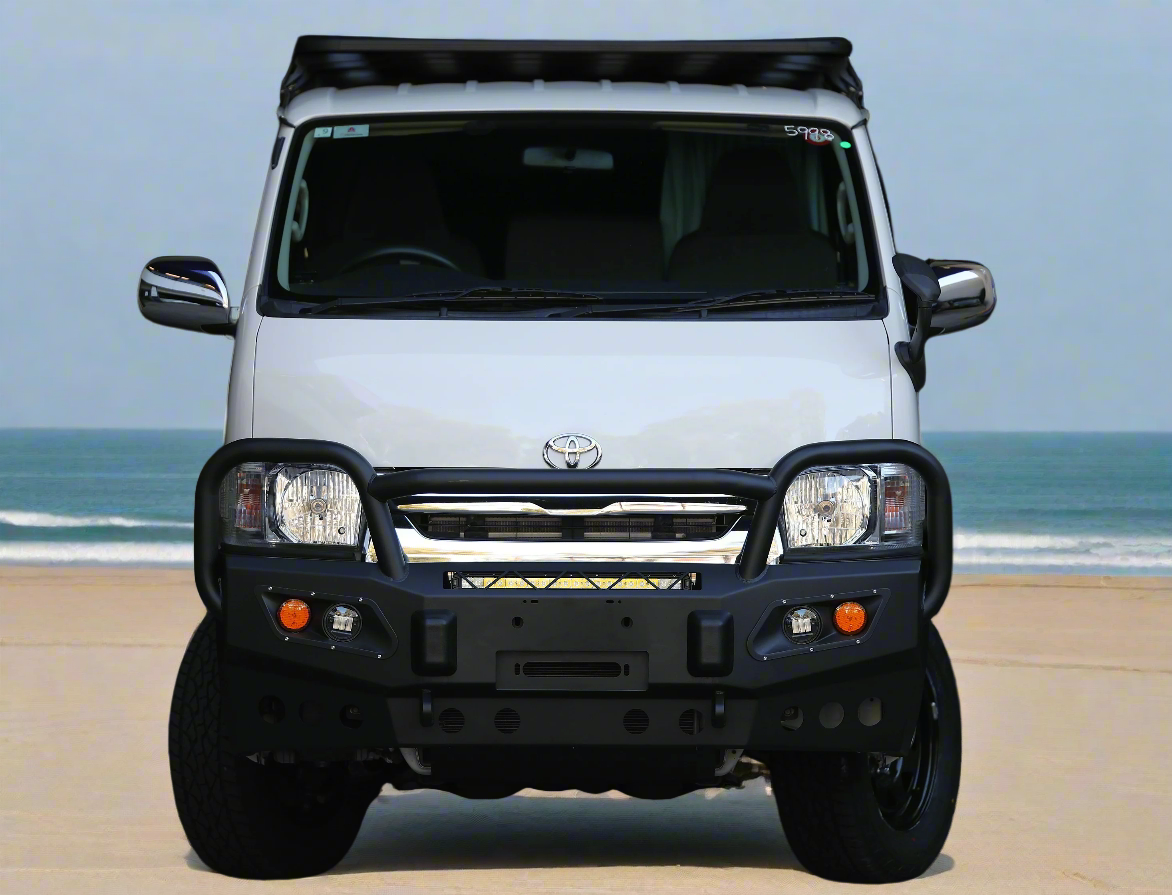 Toyota Hiace 200 Series Full Replacement Bull Bar LWB Lowroof & Highro